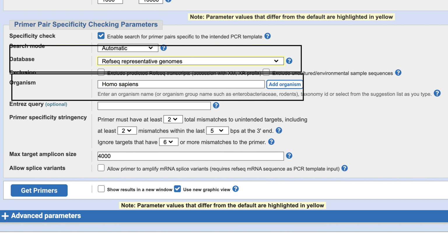 Designing Primers for PCR/Sanger Sequencing Using Ensembl and NCBI ...